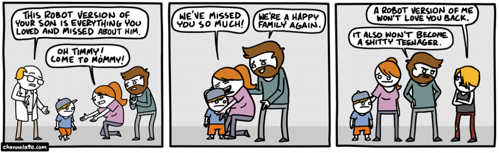 Robot son. – Channelate